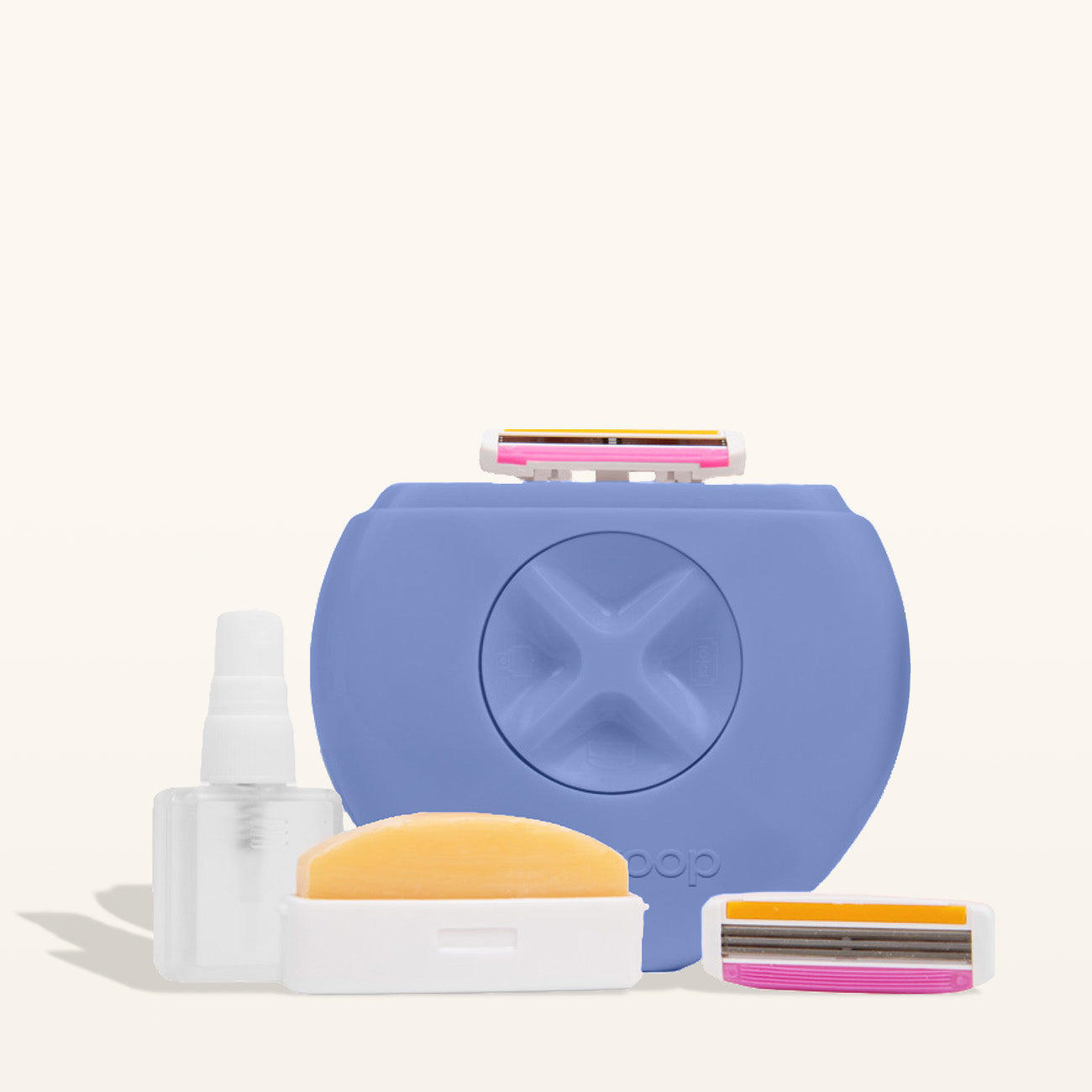 All-In-One Portable Razor + Moisturizing Bar + Spray Bottle | Alleyoop