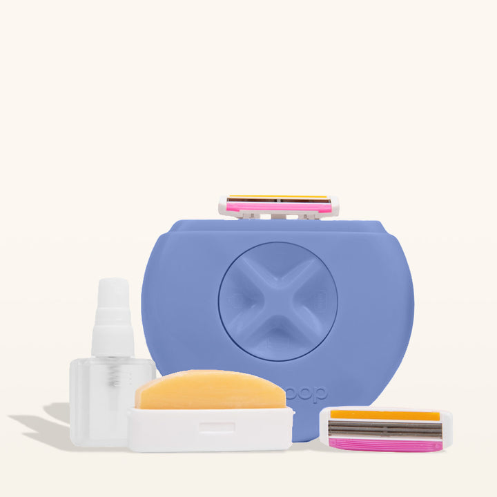 All-In-One Portable Razor + Moisturizing Bar + Spray Bottle | Alleyoop