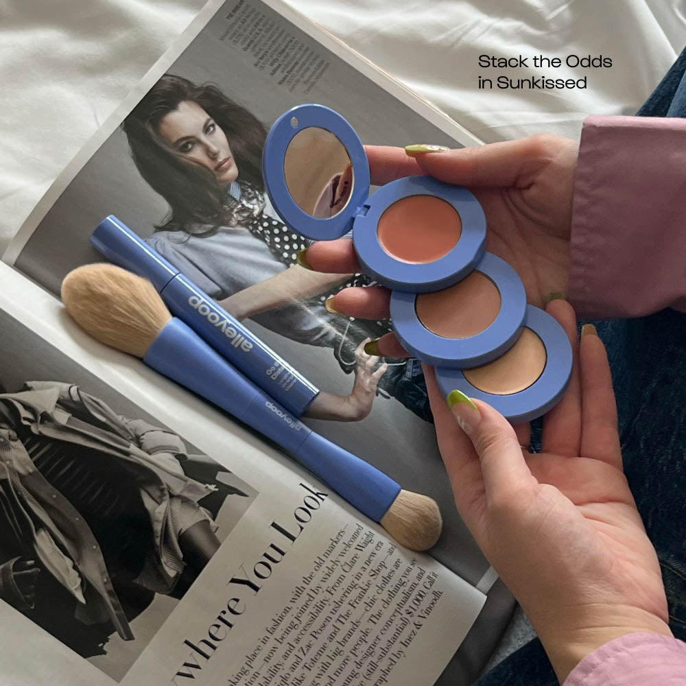 Stack the Odds: Bronzer, Blush & Highlighter Compact | Alleyoop